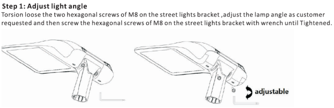 180W IP66 Led Outdoor Street Lights NICHIA LEDs IK10 10KV/20KV SPD 50/60Hz