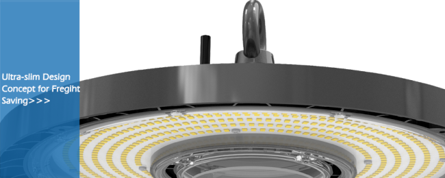 UFO LED High Bay Light 100W 160LM/W Die -Casting Aluminum Built-in Driver