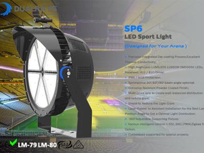 Cina Proiettori di sport dello stadio IK08 PWM 150LPW SMD5050 LED in vendita