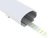 China DALI Dimming LED Tri Proof Light IK10 PC Thermal Insulation Energy Efficient for sale