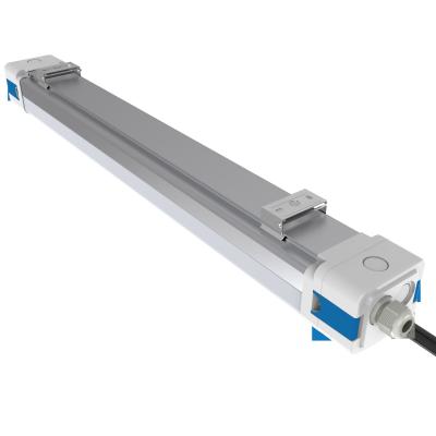 中国 120LPW 160LPW LEDの三証拠ライト シリーズ4ft 50W理性的な緊急のコントローラー 販売のため