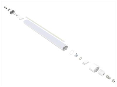 Cina Emergenza leggera d'abitazione 0 to10V di lunga vita IP66 160LPW prova durevole di efficienza del PC LED della tri in vendita