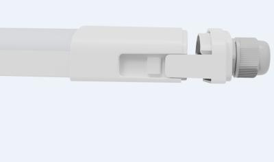 Cina D2.5 LED Triproof Lighting Hi-Slim & Buckle End Cap Design For Labor Cost Saving in vendita