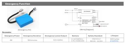 China 4ft/40W DIP Switchable power and 3CCT 3-Phase Changding D4 LED Moisture-proof Lamp Suitable for Parking Garage and Lighting for sale