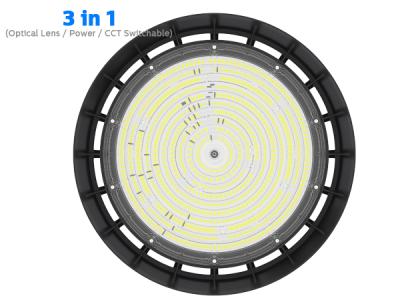 China 7 Year Warranty 200lm/W DUALRAYS LIGHTING HB5 UFO LED High Bay Light IP65 IK08 Industrial Warehouse Lighting 100W 120W 150W Liteon 5050 LED PC Lens for sale