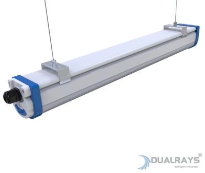 Cina Vario tri magazzino di efficienza della luce 5ft 50W 120LPW 160LPW della prova delle installazioni LED in vendita