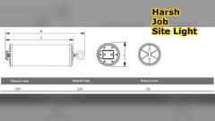 Tough 15W LED Work Light for Harsh Jobs