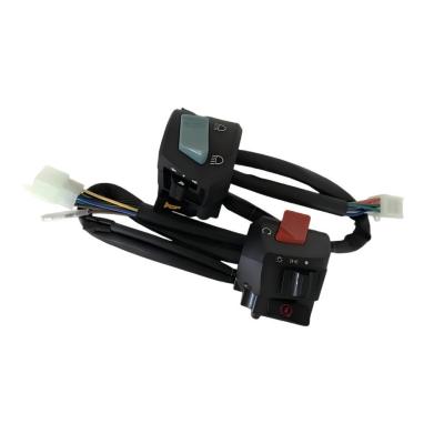 China CG125 motorcycle left and right switch assembly multi-function handle control switch is adapted to the rod jacking machine parts for sale