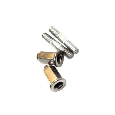 China CG125 Motorcycle Accessories Exhaust Pipe Screw Nut Set Stainless Steel for sale