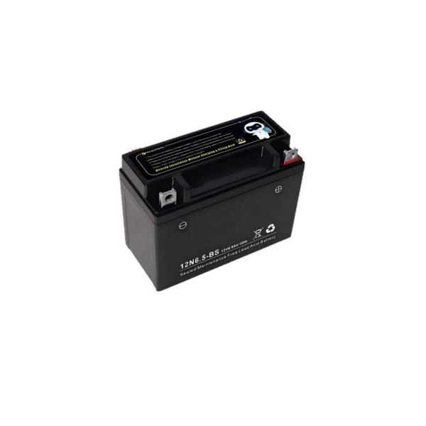 Quality CG125 Motorcycle Battery 12N6.5-BS Maintenance Free 12V 6.5Ah for sale
