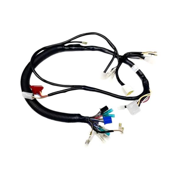 Quality YBR125 Motorcycle Wiring Harness Assembly Flame Retardant Anti Aging for sale