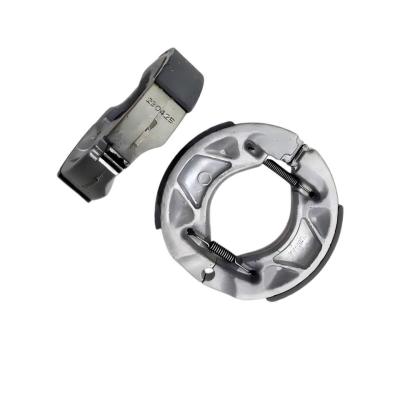 China Rustproof YBR125 Motorcycle Drum Brake Leather Ceramic Composite  Friction Plate for sale