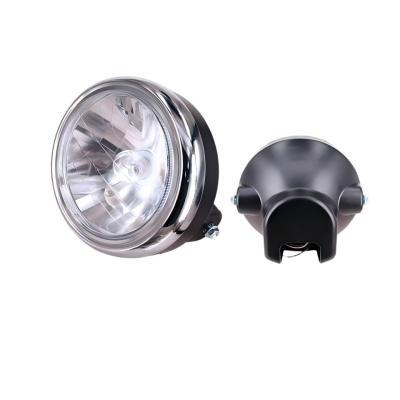 China Anti Rust YBR125 Motorcycle Headlight Assembly PC Lampcover High Transparency for sale