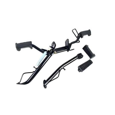 China YBR125 Motorcycle Cross Iron Assembly Rear pedal side support integrated assembly (optional off-road model) for sale