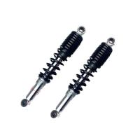 Quality YBR125 motorcycle rear shock assembly double 340MM spring hydraulic shock for sale
