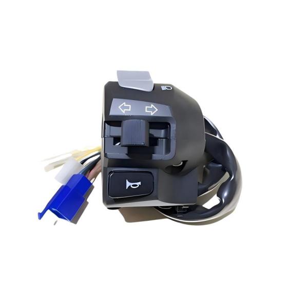 Quality YBR125 motorcycle left and right switch assembly left combination switch + right single throttle line switch for sale