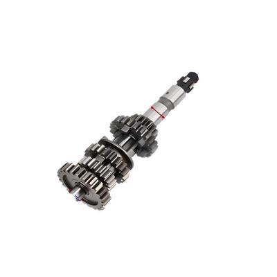 China YBR125 motorcycle gearbox spindle assembly multi-gear power input gear shaft for sale