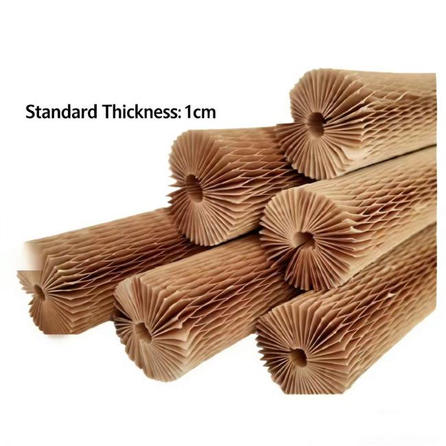 Honeycomb paper sleeve product demonstration