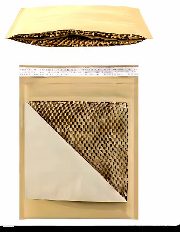Quality Double Layer Honeycomb Paper Bag 240GSM Crush Resistant Honeycomb Padded Mailer for sale