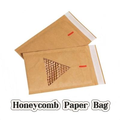 China Honeycomb Kraftbrown Paper Bubble Mailers 240GSM Padding Crush Resistant Structure for sale