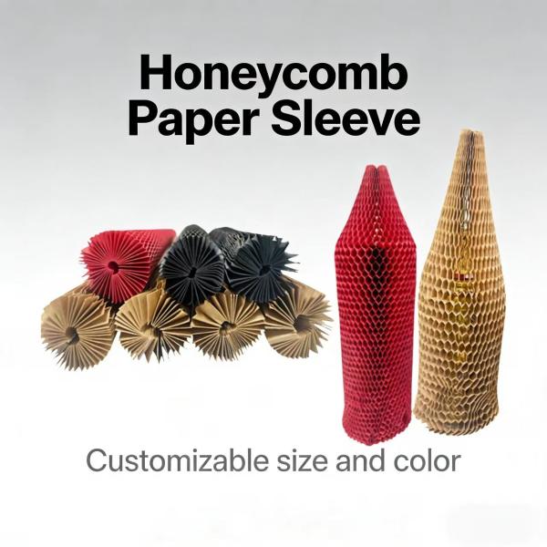 Quality Customizable Honeycomb Paper Sleeves Size Color Sleeve Protectors Paper Packaging for sale
