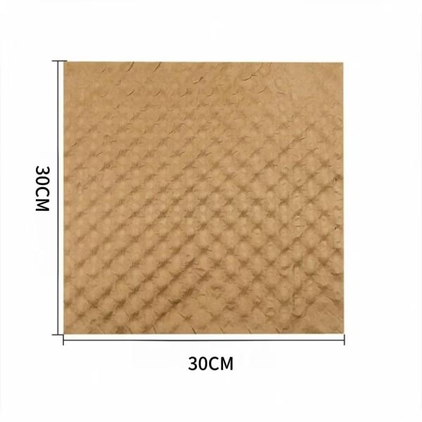 Quality 30x30cm Bubble Paper Sheet Biodegradable Bubble Filling Sheet For Light for sale