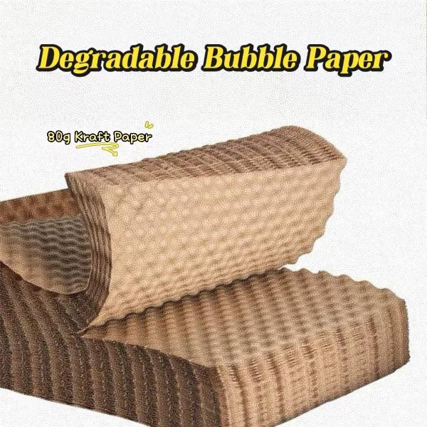 Quality 30x30cm Bubble Paper Sheet  Biodegradable  Bubble Filling Sheet For Light Cushioning for sale