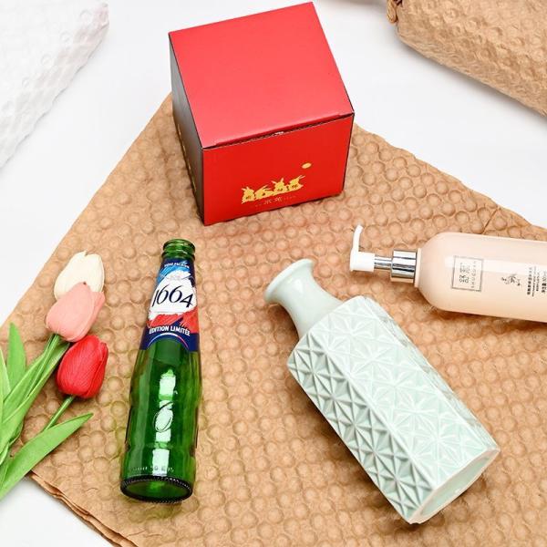 Quality Eco Friendly Bubblesheets 80g/Sqm2 Brown Brown Paper Bubble Wrap Packaging for sale