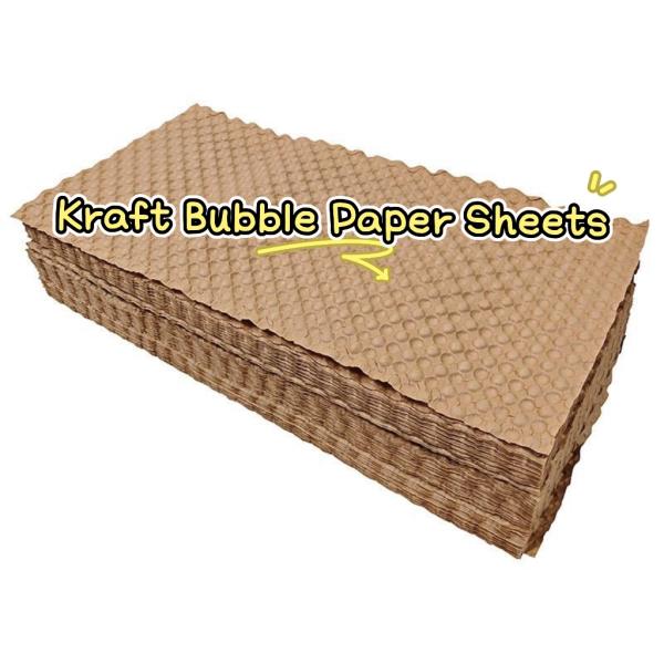 Quality 40 X 50cm Buffer Paper Eco Paper Bubble Wrap For Mailers Plastic Free Cushioning for sale