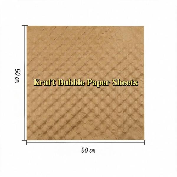Quality 50x50cm Bubble Paper Sheet Heavy Duty Packing Bubble Card Sheet Wrap for sale