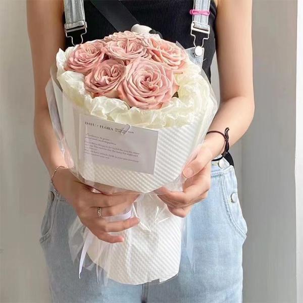 Quality 40x40cm Bubble Sheet Paper Cushioning Kraft Paper Bubble Wrap Paper Based for sale