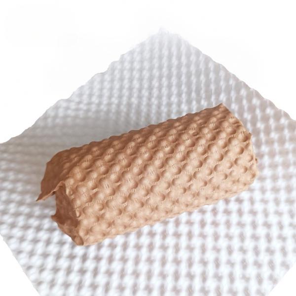 Quality Recyclable Kraft Bubble Wrap Fragile Shipments White Bubble Sheet Board for sale