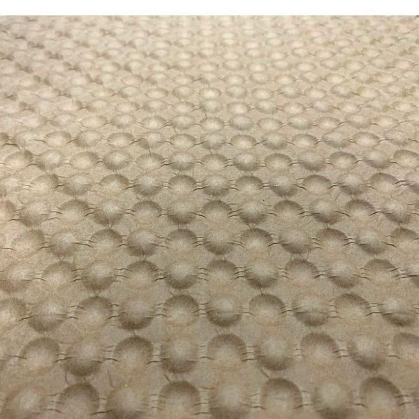 Quality 30cm x 20m Brown Kraft Bubble Paper Roll 80GSM 1000pic Protective Wrap for sale