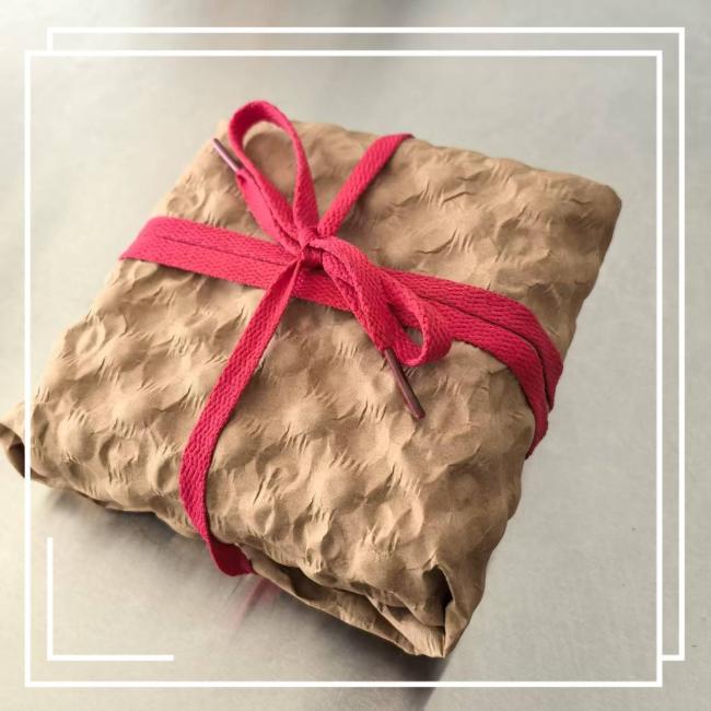 Kraft bubble wrap in packaging application