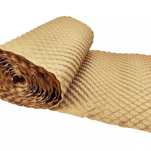 Quality Eco Friendly Brown Kraft Bubble Roll 30cm X 30m 80GSM For Shipping for sale
