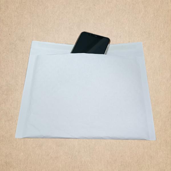 Quality White Bubble Wrap Bag 2 Layers OEM Bubble Pouches For Shipping for sale