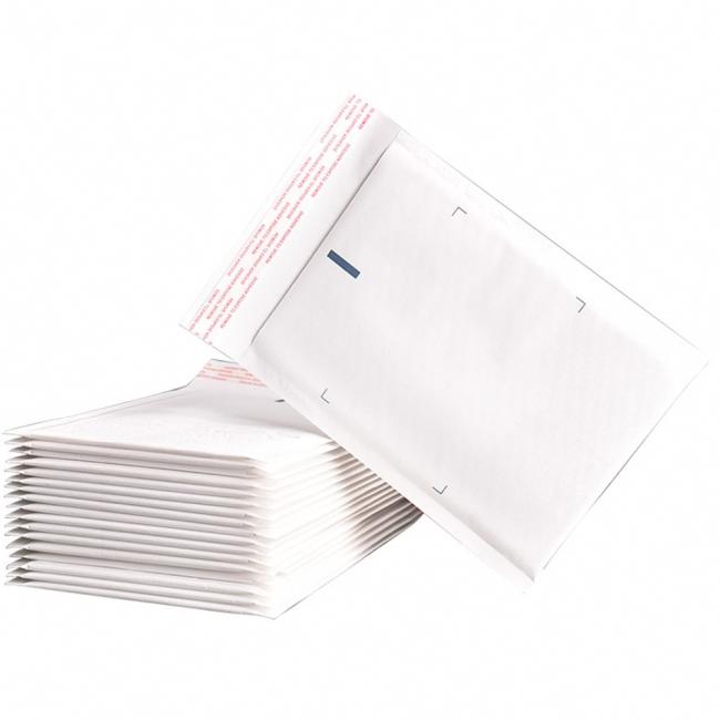 Close-up view of bubble paper bag structure and material quality