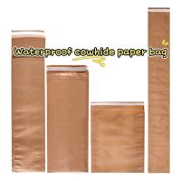 Quality PE Coated Kraft Paper Bag 120 - 160gsm Rain Resistant Waterproof Honeycomb for sale