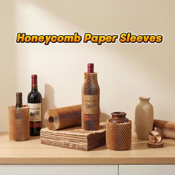Quality OEM Honeycomb Paper Sleeve 55cm 50gsm Paper Sleeve  For Table Lamps for sale