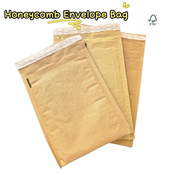 Quality Double Core Honeycomb Paper Bag 4 Layer Ultra Cushioning  Honeycomb Mailer for sale
