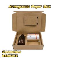 Quality Custom Fit Honeycomb Box Cosmetic Custom Corrugated Boxes Brown for sale