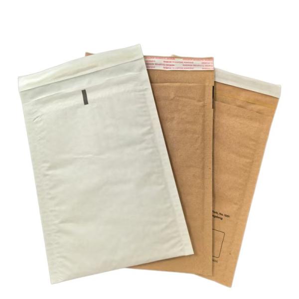 Quality Natural White 3 Layers Self-Adhesive Honeycomb Paper Mailer and Honeycomb Paper Bag for Retail for sale
