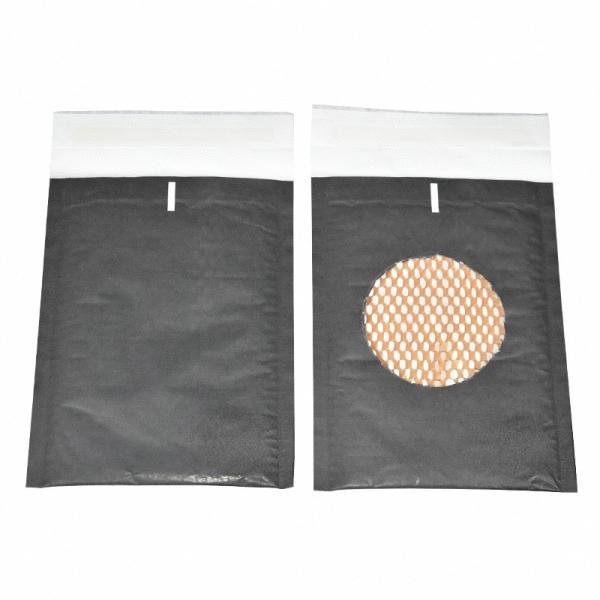Quality Black 3-Layer Honeycomb Paper Mailer and Self-Adhesive Padded Paper Envelope for Luxury Shipping for sale