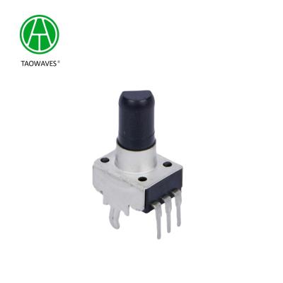 China RP09 digital Rotary Potentiometer 9mm Insulated hollow Shaft Locating Point B5K 50K for sale