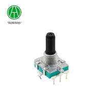 China 16mm Incremental Shaft Encoder Rotary With Push Switch Motion Detection for sale