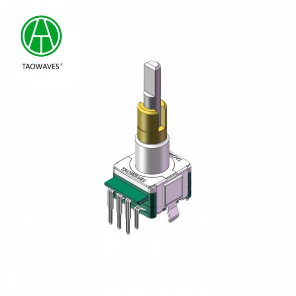 Quality EC11 Dual Shaft Rotary Encoder Switch Double Metal Shaft Encoder for sale