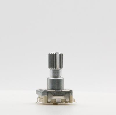 China Codificador rotatorio para equipos de audio con interruptor de reinicio y perilla de control robusta en venta