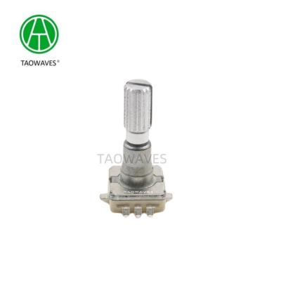 China 11mm Soundwell Reset Switch Encoder RS11 Metal Shaft Rotary Self-Reset Switch for sale
