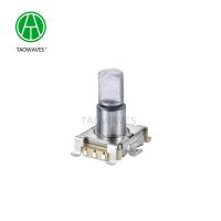 China 11mm SMD Incremental Encoder with Button Switch D-Shaft 15 PPR Contact Brush Type Operating System for sale