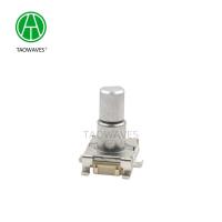China 11mm SMD Incremental Encoder with Button Switch D-Shaft 15 PPR Contact Brush Type Operating System for sale